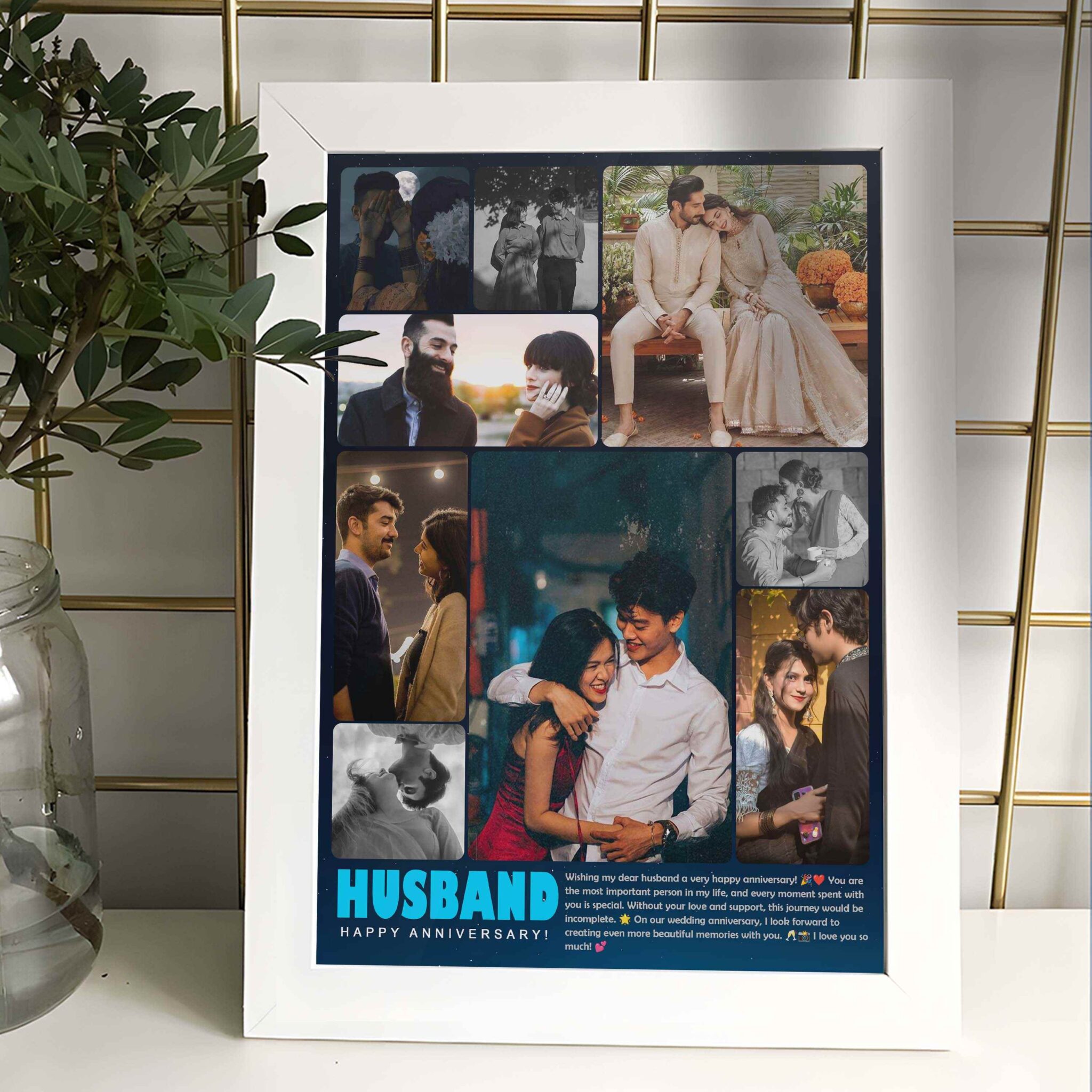 Giftway Personalised Photo Frame Gift, Gifts for bf, Couples gift ...