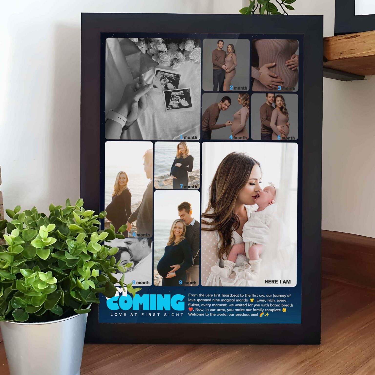 Giftway Welcome Baby Customized Photo with Frame – Giftway