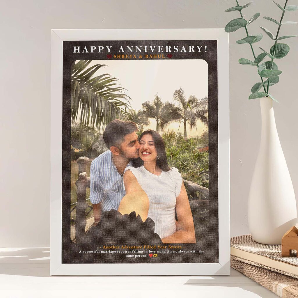 Giftway Vintage Portrait Effect Photo Frame, Gift for Anniversary to ...