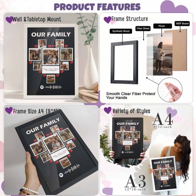 Giftway Our Family Custom Photo Frames | Newly Married Couple Gifts ...