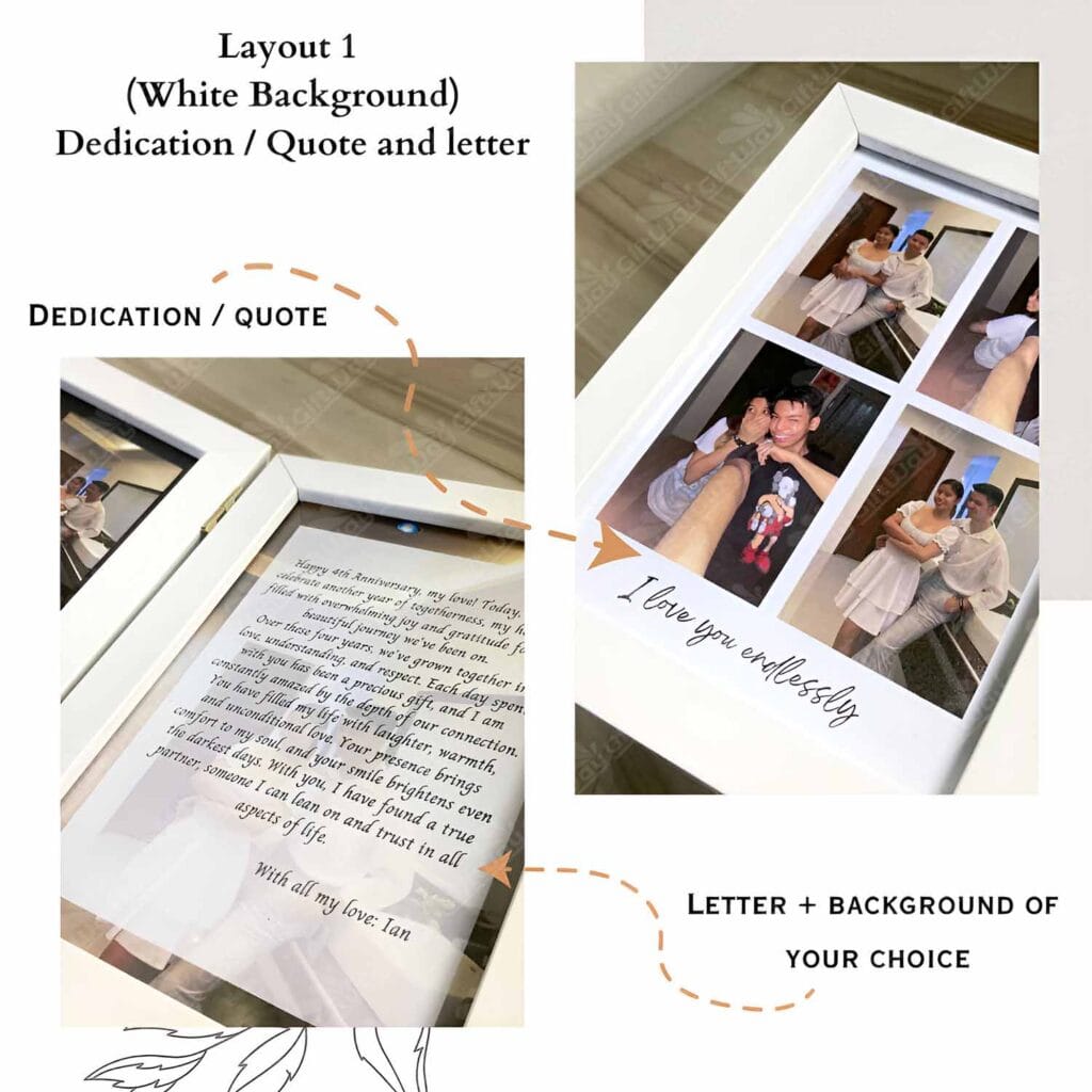 Giftway Forever Yours Dual Photo & Message Frame, Christmas Gifts ...